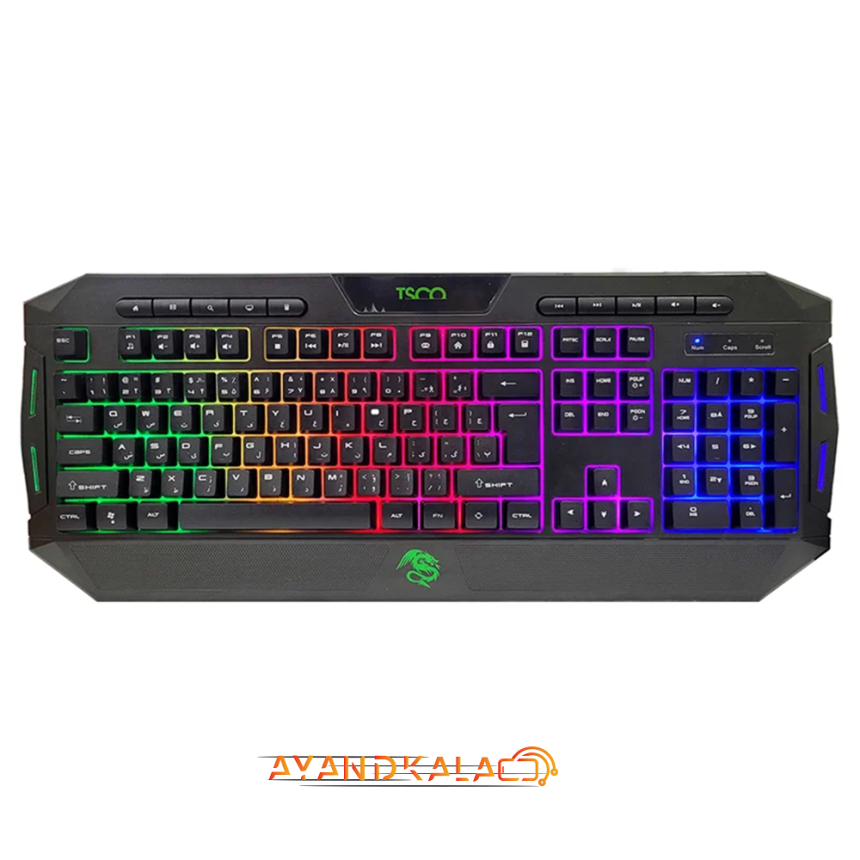 کیبورد مخصوص بازی تسکو مدل TK 8124 – فروشگاه آیند کالا